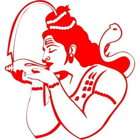 KaaHego Shiv Ji Mahakal Car Sticker Bike Decals for Bumper Hood Windows ...