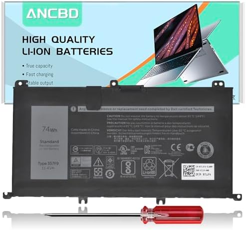 Amazon.com: ANCBD 357F9 Laptop Battery Replacement for Dell Inspiron 15 ...