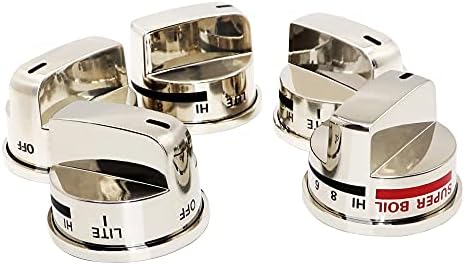 Amazon.com: Upgraded Universal Gold Gas Stove Knobs (55MM), Cooktop ...