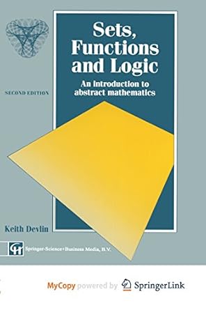 Sets, Functions and Logic: Devlin, Keith J.: 9781489929662: Amazon.com: Books