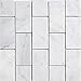 Stone Center Online Carrara White Marble 2x4 Grand Brick Subway Mosaic ...