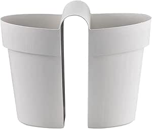 Amazon.com: WEISUYUUS Double-Sided Hanging Planter Deck Flower Plant ...