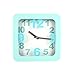 Square 3D Wall Clock, Colourful Fun Wall Clock Blue : Amazon.co.uk ...