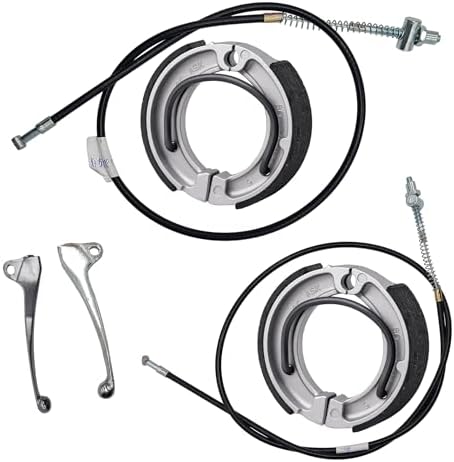 Amazon.com: Cylinman PW50 PW 50 Brake Shoes Pads Front Rear Brake Cable ...
