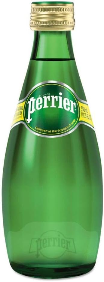 Amazon.com : Perrier Sparkling Natural Mineral Water, 11 Oz Glass ...