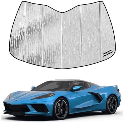 Amazon.com: Sun Shade Sunshade for Chevrolet Chevy Corvette C8 2020 ...