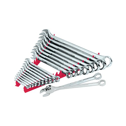 Snapklik.com : Ernst Manufacturing - 20 Tool Wrench Rail Set Red