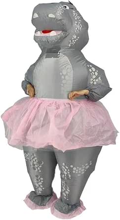 Amazon.com: Inflatable Hippo Adult Costumes Air Blow-Up Animal Cosplay ...