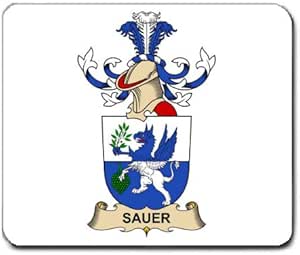 Amazon.com: Sauer Family Crest Coat of Arms Mouse Pad : Office Products