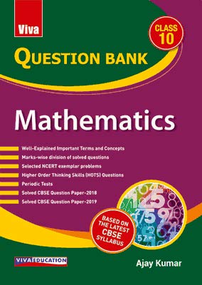 CBSE Question Bank in Mathematics, 2020 Ed. for Class X : Viva ...