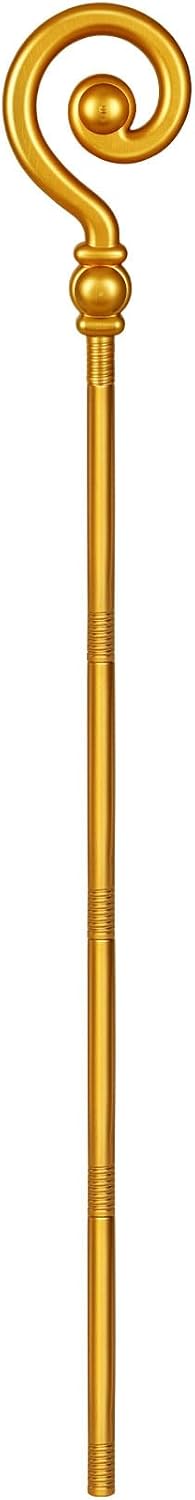 Spinosaurus 55" Wizard Staff Gold Wicked Elder Wand Extendable Plastic ...