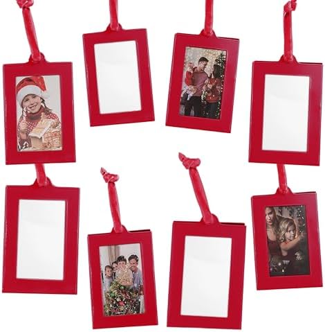 Amazon.com - Jetec 30 Pcs Christmas Photo Ornament Frame Xmas Picture ...