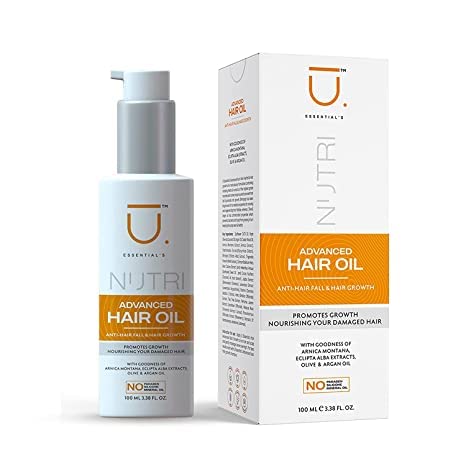 Amazon.com: Metrol NUTRI Advanced Hair Oil For Hair Growth & Hair Fall ...