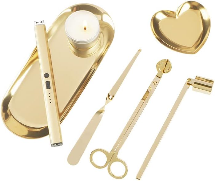Amazon.com: Candle Wick Trimmer Set - Wick Trimmer, Candle Snuffer ...