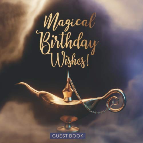 Amazon.com: Magical Birthday Wishes Guest Book: Birthday Party keepsake ...