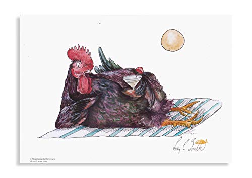 Funny chicken Illustration – Chirpy Chicken Series - Limited Edition ...