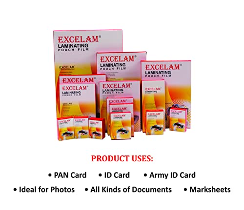 Excelam Lamination Pouch Micron 125 (A4 Size 225x310mm) Thermal ...