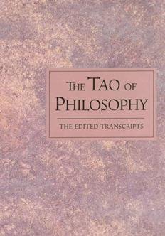 The Tao of Philosophy - Volume 2: Watts, Alan: 9781882435111: Amazon ...