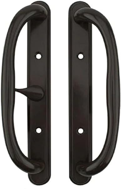 Amazon.com: 10" Olympus Sliding Patio Glass Door Center Latch Black ...