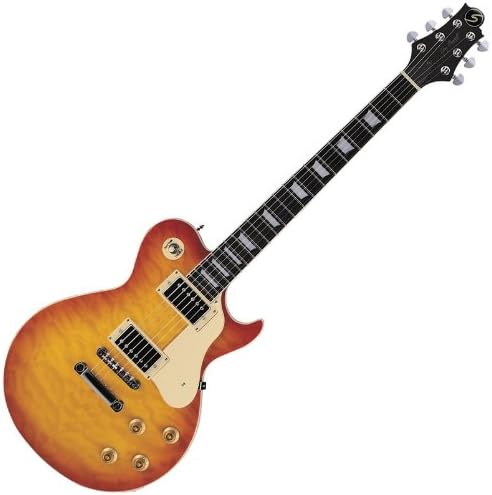Amazon.com: New Samick Greg Bennett Avion AV6 Quilted Burst Finish ...
