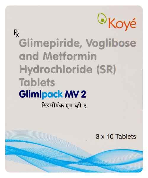 GLIMIPACK MV 2 - Strip of 30 Tablets : Amazon.in: Health & Personal Care