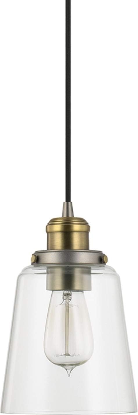 Capital Lighting 4432AN Transitional 1-Light Pendant, Antique Nickel ...