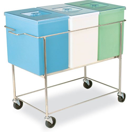 Amazon.com - Faribo P444 Mobile Multiple Bins, Three 5-1/4 Gallon Bins ...