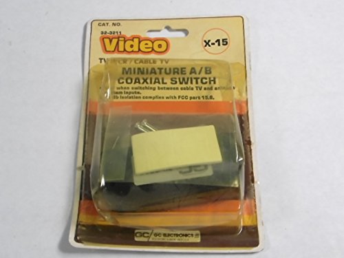 GC Electronics 32-3211 Mini A/B Coaxial Switch: Amazon.com: Industrial ...
