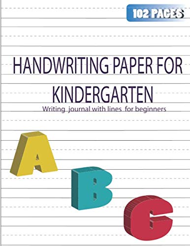 Amazon.com: Handwriting paper for kindergarten: writing journal with ...