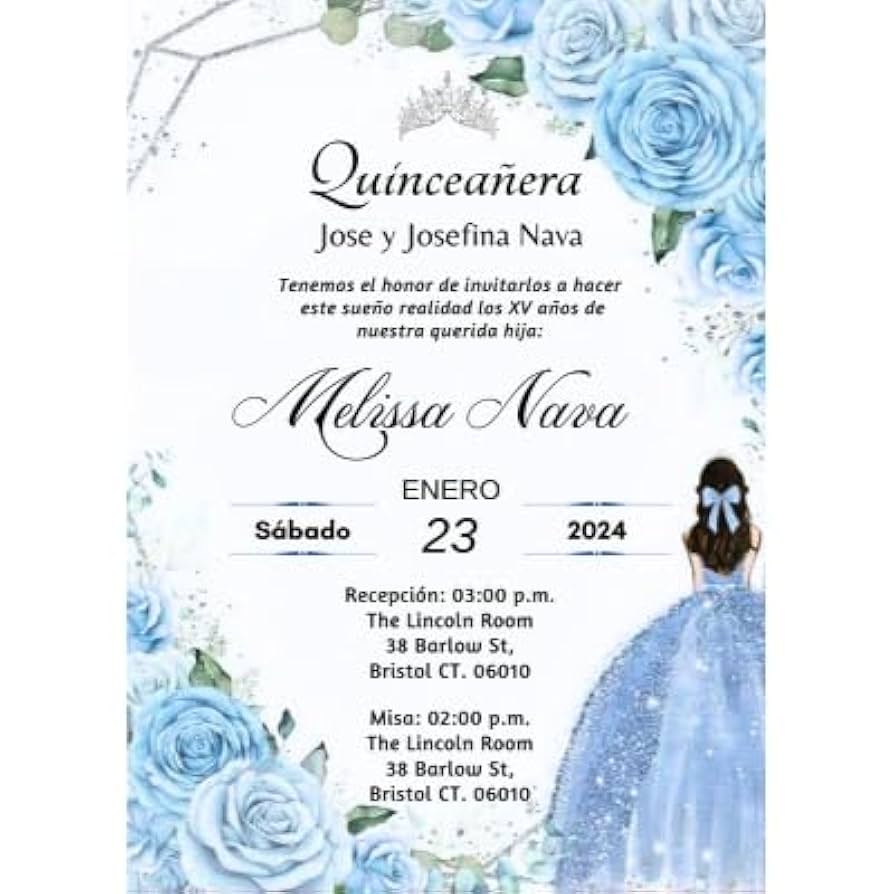 Invitaciones De Xv 50 Invitaciones Xv Años + 50 Pases + Envío Gratis