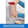 Amazon.com: Buddeez Bread Buddy Bread Box – Red Lid, Pack of 2: Home ...