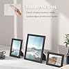 6x4 Photo Frames, Wood Frames with Acrylic Glass Set of 4, 4x6 inch ...