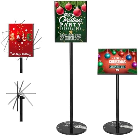 Amazon.com: SONFILY Sign Holder Stand,Sign Stand for Display,Adjustable ...