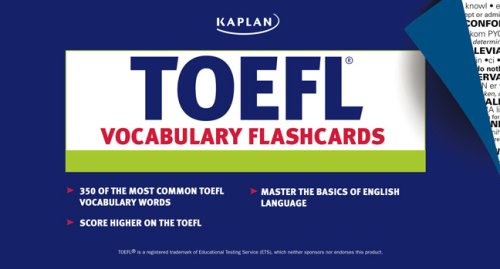 Amazon.com: Kaplan TOEFL Vocabulary Flashcards: 9781419542053: Kaplan ...