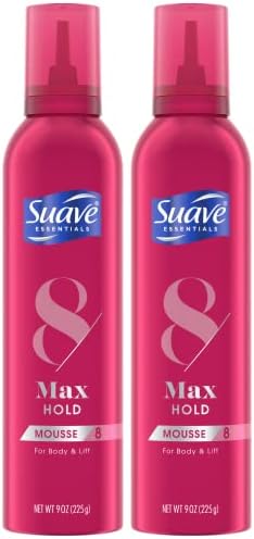Amazon.com: Suave Max Hold 8 - Volumizing Mousse for Fine, Wavy & Curly ...