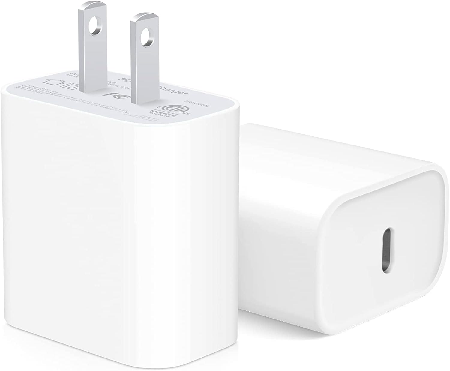 Amazon.com: [2 Pack] iPhone 15 14 13 12 11 Charger Block【MFi Certified ...