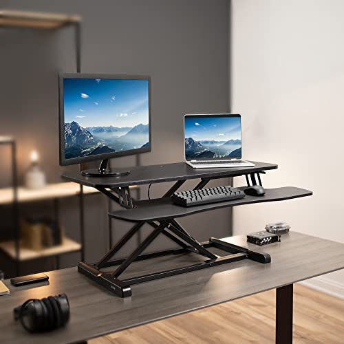 Snapklik.com : VIVO 36 Inch Desk Converter, K Series, Height Adjustable ...