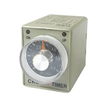 SAI INDER KALA 12VDC 60sec 0-60s DPDT 8 Pin 8P Terminals Delay Timer ...