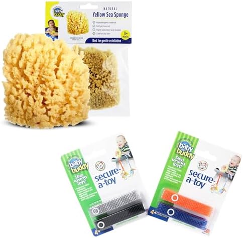 Amazon.com: Baby Buddy Baby Care Bundle; 1 Pack of Natural Yellow Sea ...