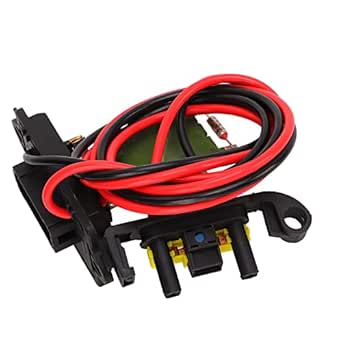 Amazon.com: Blower Motor Resistor, Blower Motor Resistor Kit ABS Metal ...