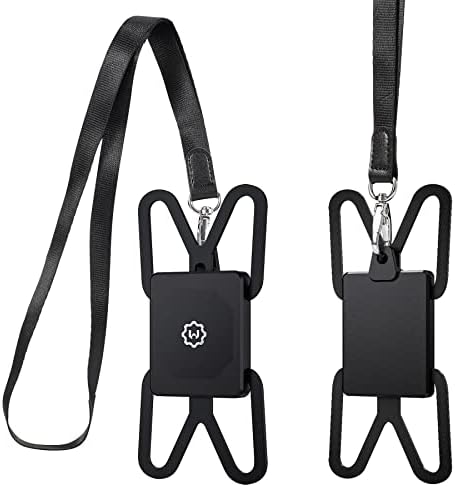 Amazon.com: Universal Phone Lanyard Holder and Ring Grip, Silicone Cell ...