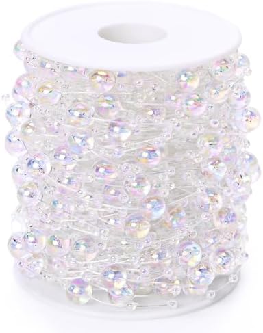 Amazon.com: 99 Feet Christmas Tree Beads Beaded Garland Strand 3-8mm ...