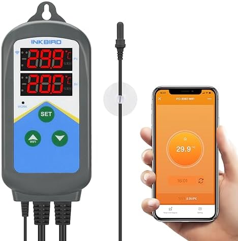 Inkbird ITC-306T WIFI Aquarium Temperature Controller, Tank Heater ...
