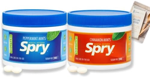 Amazon.com : Spry Xylitol Peppermint Sugar Free Candy - Breath Mints ...