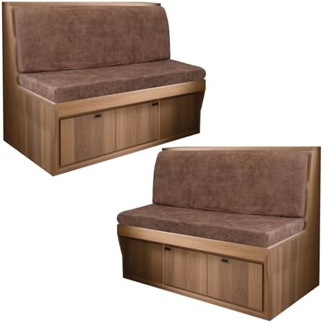 Amazon.com: Oloepfo 4PCS Leather Look RV Dinette Cushion Covers ...
