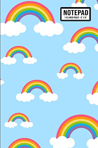 Rainbow Notepad: Rainbow Small Lined Notepad / Notebook | 110 Pages | 6 ...