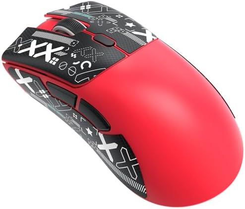Amazon.com: R1 Wireless Gamin Mouse with Griptape, 59g Lightweight Tri ...