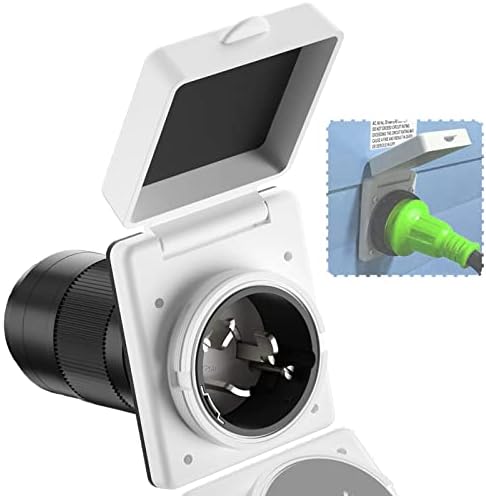 iztor 50A 125/250V RV Plug Power Inlet RV Cable Electrical Twist Lock ...