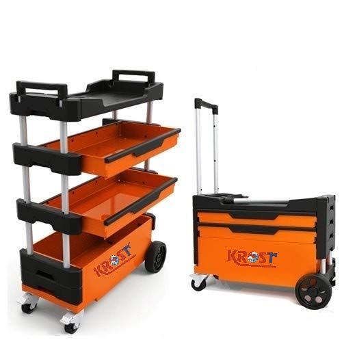 KROST Multi-Functional Steel Foldable Tool Trolley | Tools Trolley ...