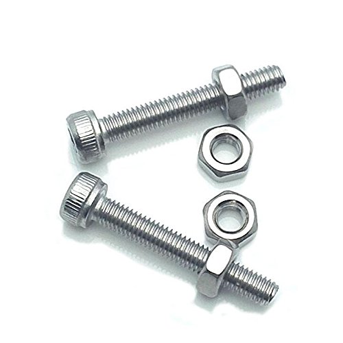 Amazon.com: 50pcs M3 x 20mm Hex Socket Screw Bolt Knurling DIN912 ...
